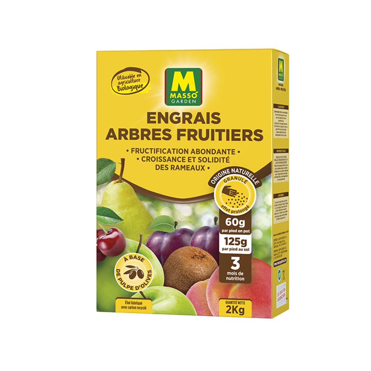 Engrais Arbres fruitiers UAB Masso Garden en granulés utilisable en ...