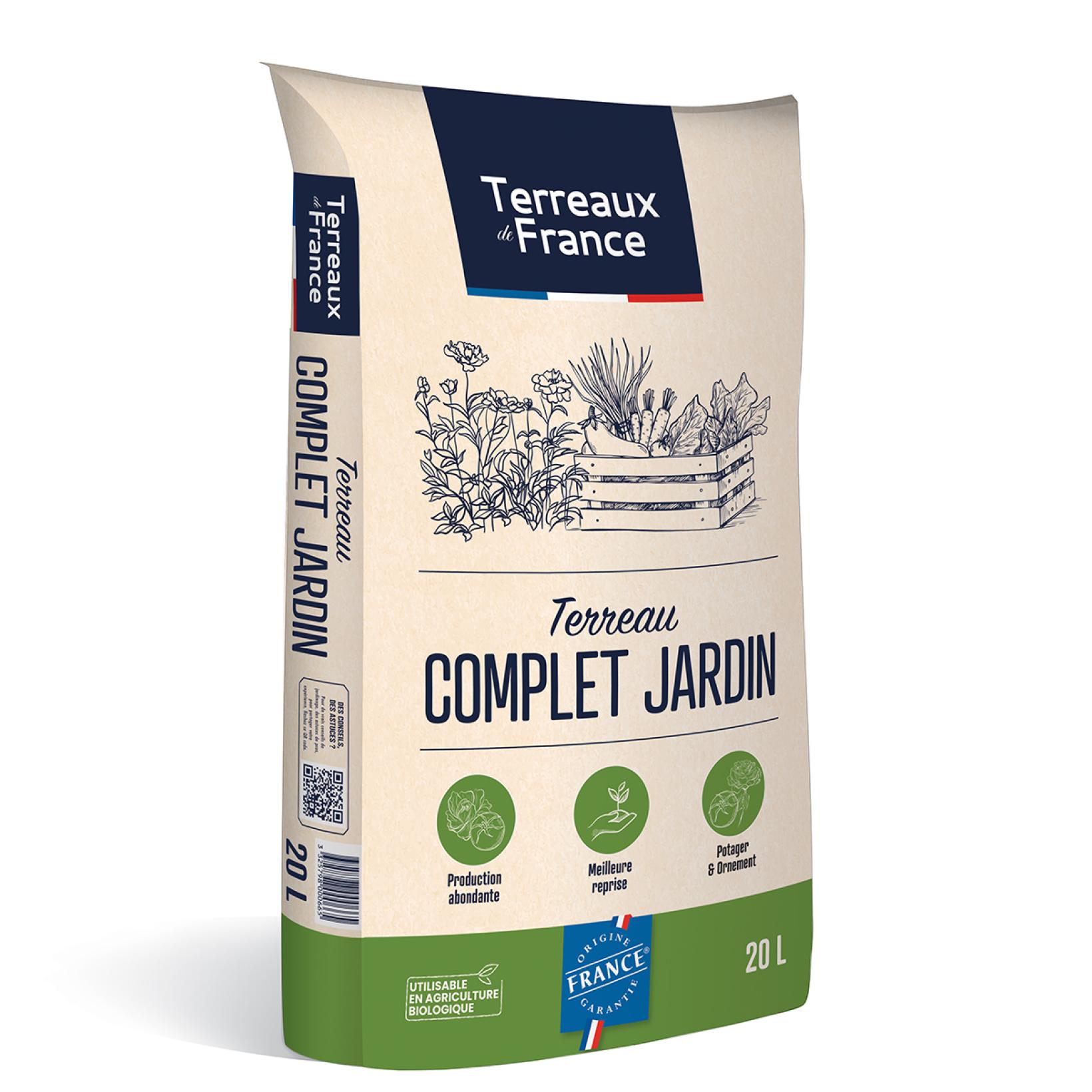 Terreau Complet Jardin formule Pro Terreaux de France - utilisable en ...