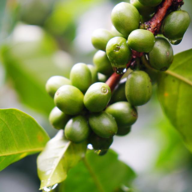 Coffea arabica - Caféier - Plante d'intérieur à feuillage brillant et ...